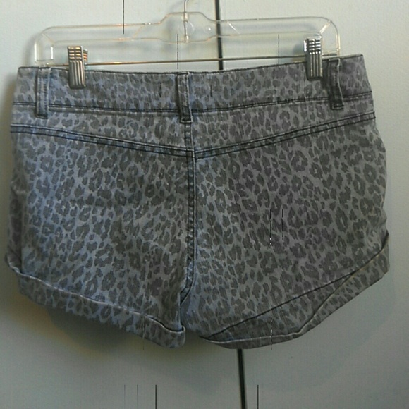 2.1 Denim | Shorts | Leopard Print Denim Shorts | Poshmark